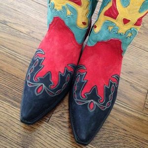 Sancho Boots | Shoes | Sancho Colorful Fun Cowgirl Boots | Poshmark